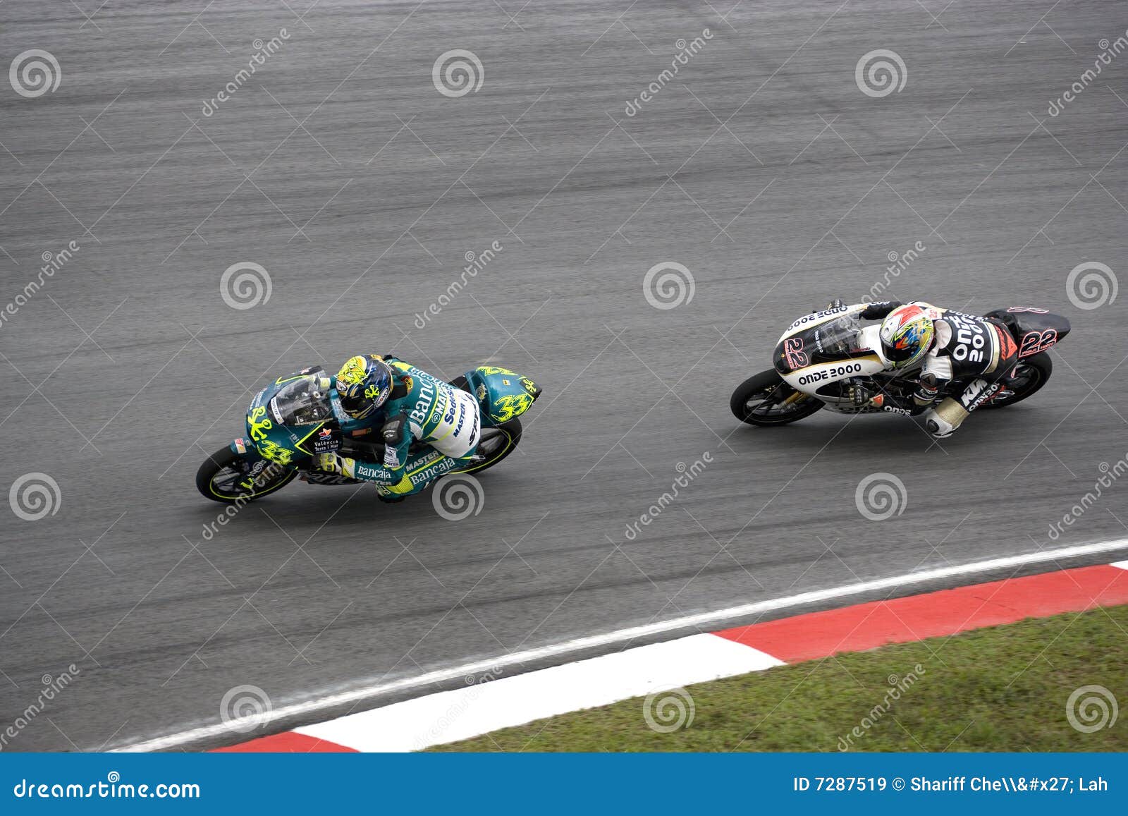 Motogp 125cc Racing Action editorial stock image. Image of pablo - 7287519