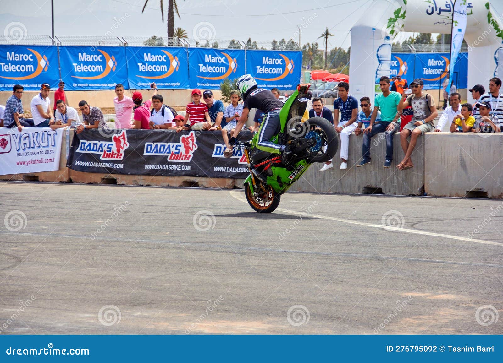 MotoGP Rider in Action at Marrakech MotoGP 2014 Editorial Photography ...