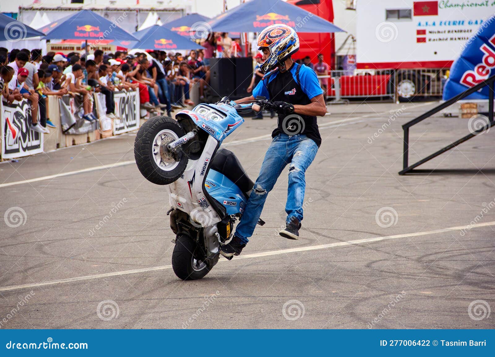MotoGP Rider in Action at Marrakech MotoGP 2014 Editorial Photography ...