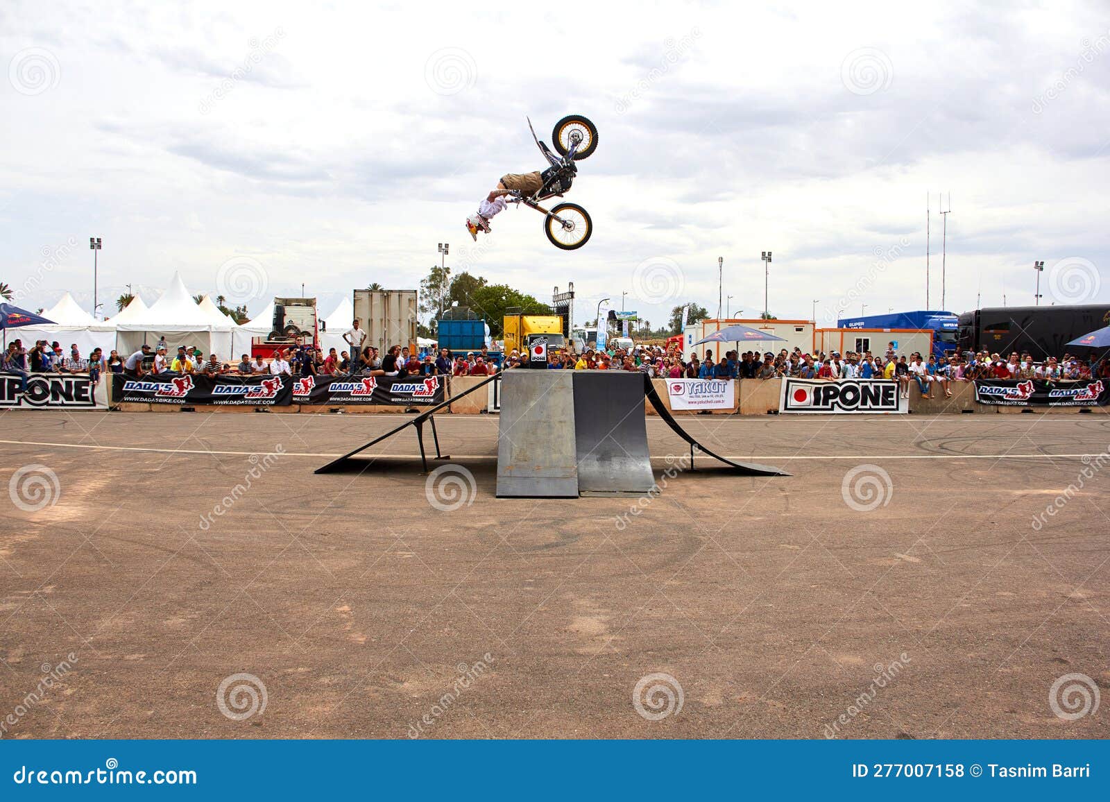 MotoGP Rider in Action at Marrakech MotoGP 2014 Editorial Stock Photo ...