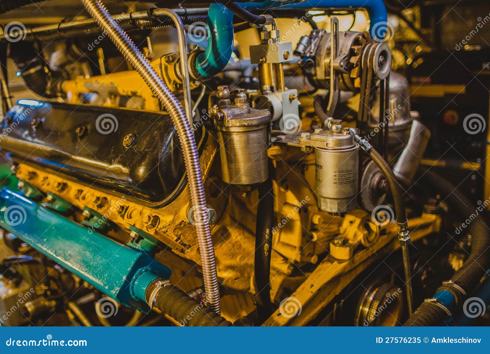 Motor stock image. Image of detali, moto, diesel, avto - 27576235