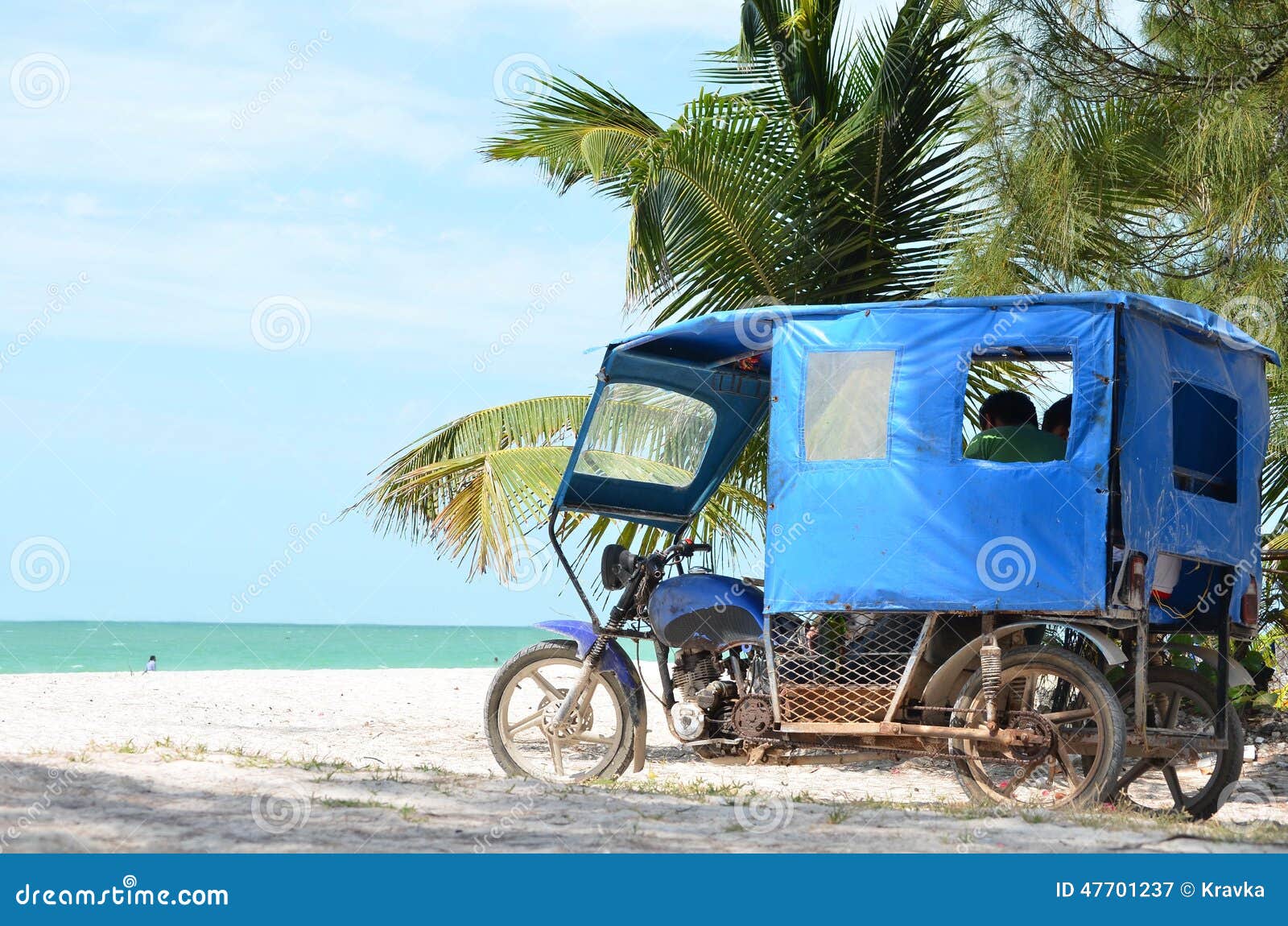Motor on beach stock image. Image of celestun, holiday - 47701237