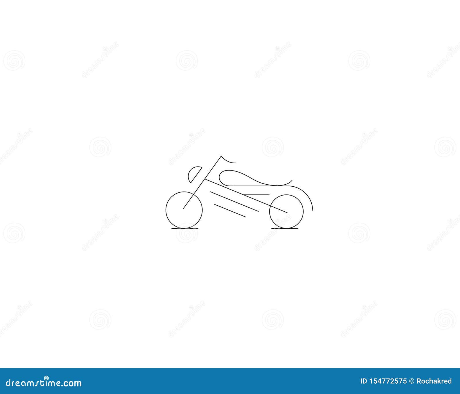 Motor Bike Icon Vector Line Art Design Stock Vector - Illustration of ...