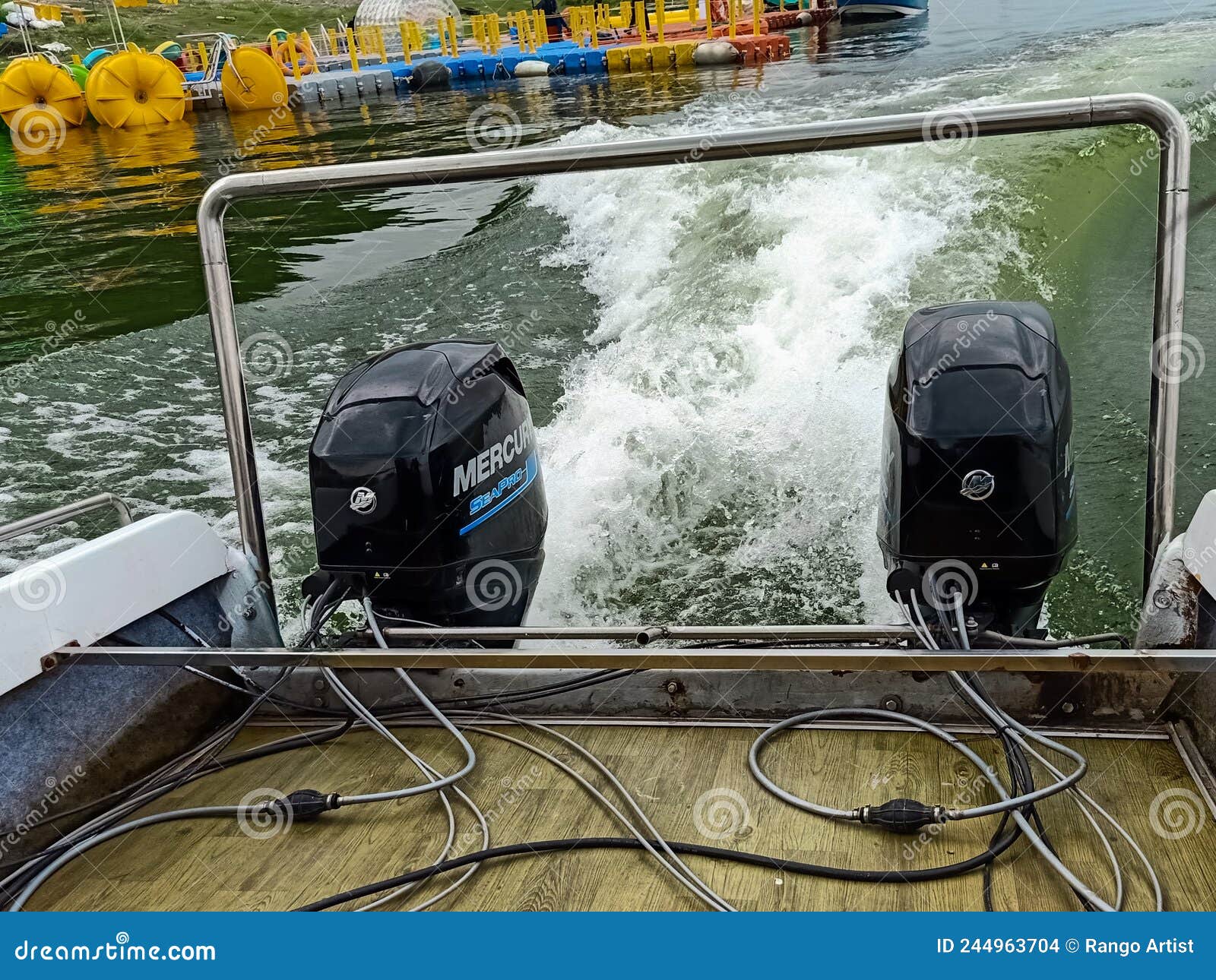 Motor boat jet stream editorial stock image. Image of locomotive ...