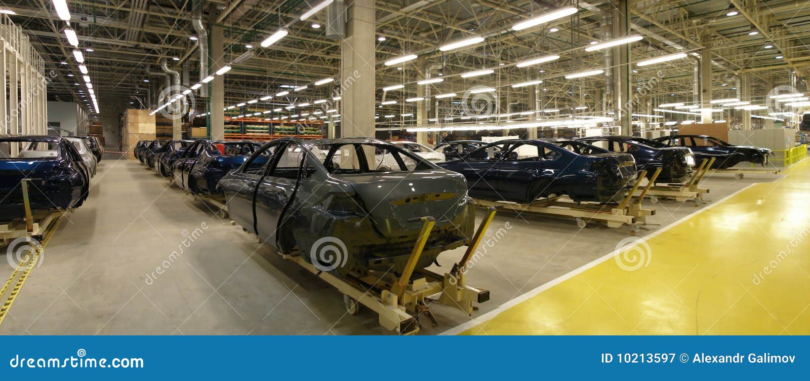 Motor-car factory stock image. Image of serial, production - 10213597