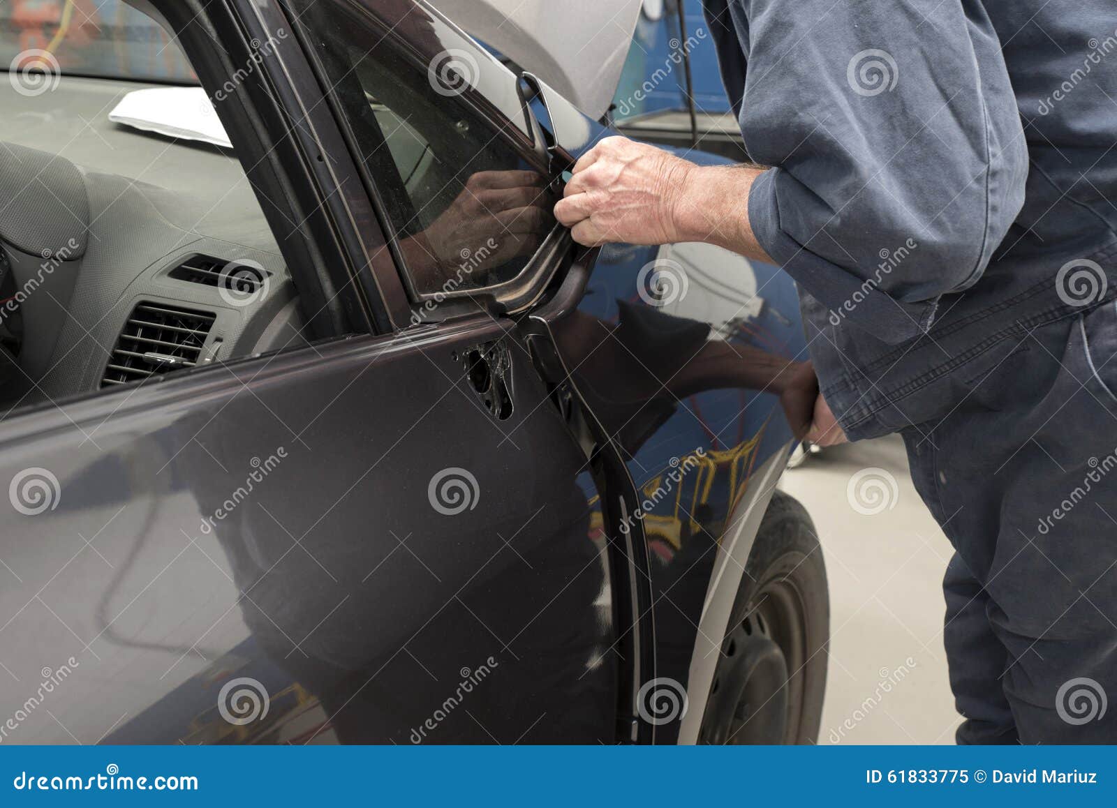 Motor car in repair shop stock image. Image of factory - 61833775