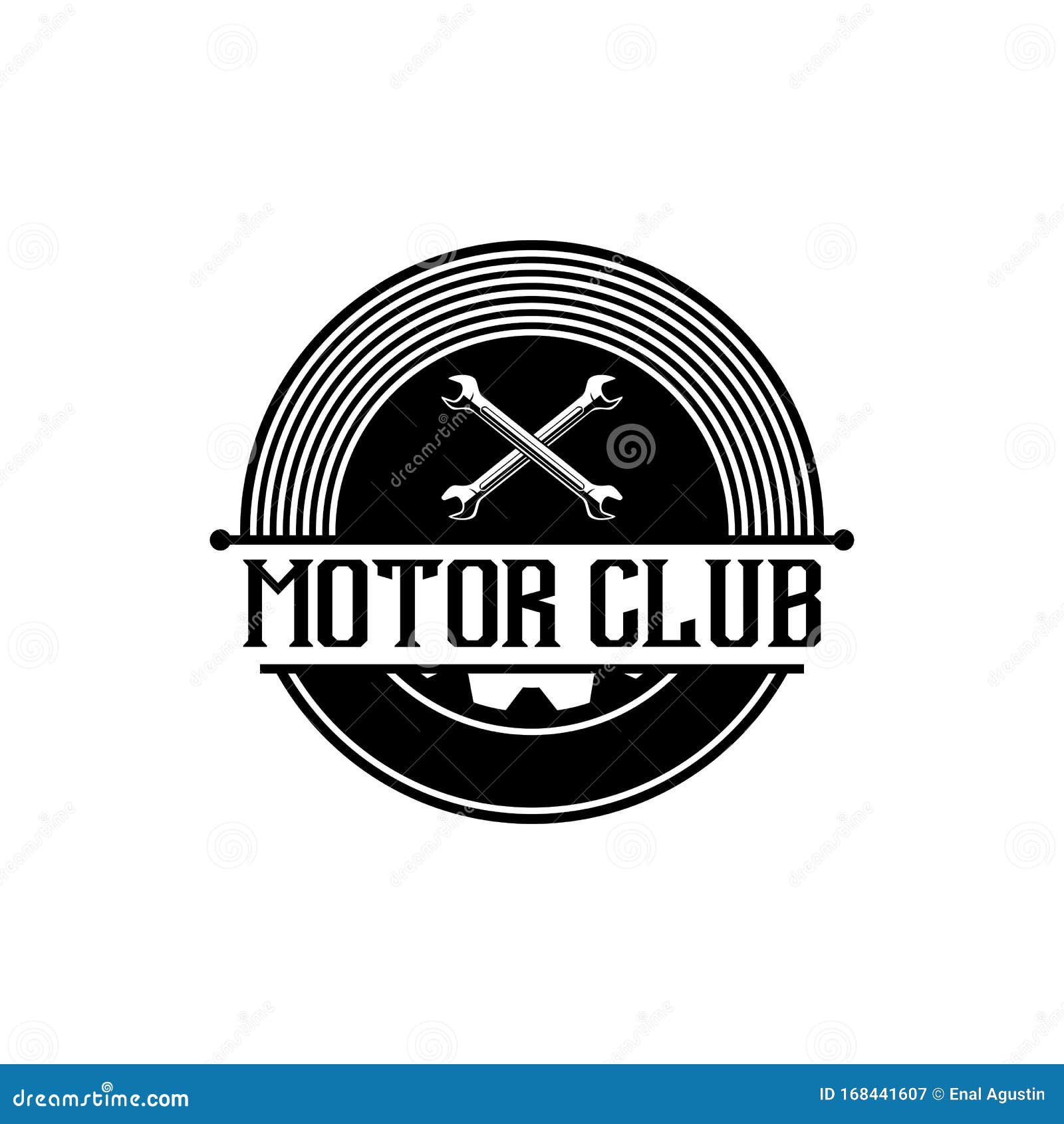 Motor Club Logo Design Vector Illustration Template Stock Vector ...