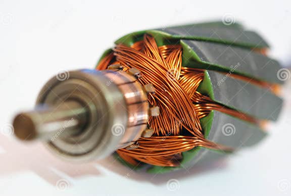 Motor Coil stock photo. Image of metal, copper, rotor - 10384564