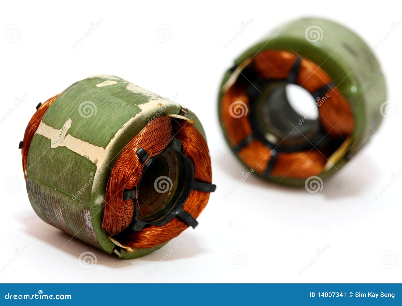 Motor Coil stock image. Image of electricity, motor, parts - 14007341