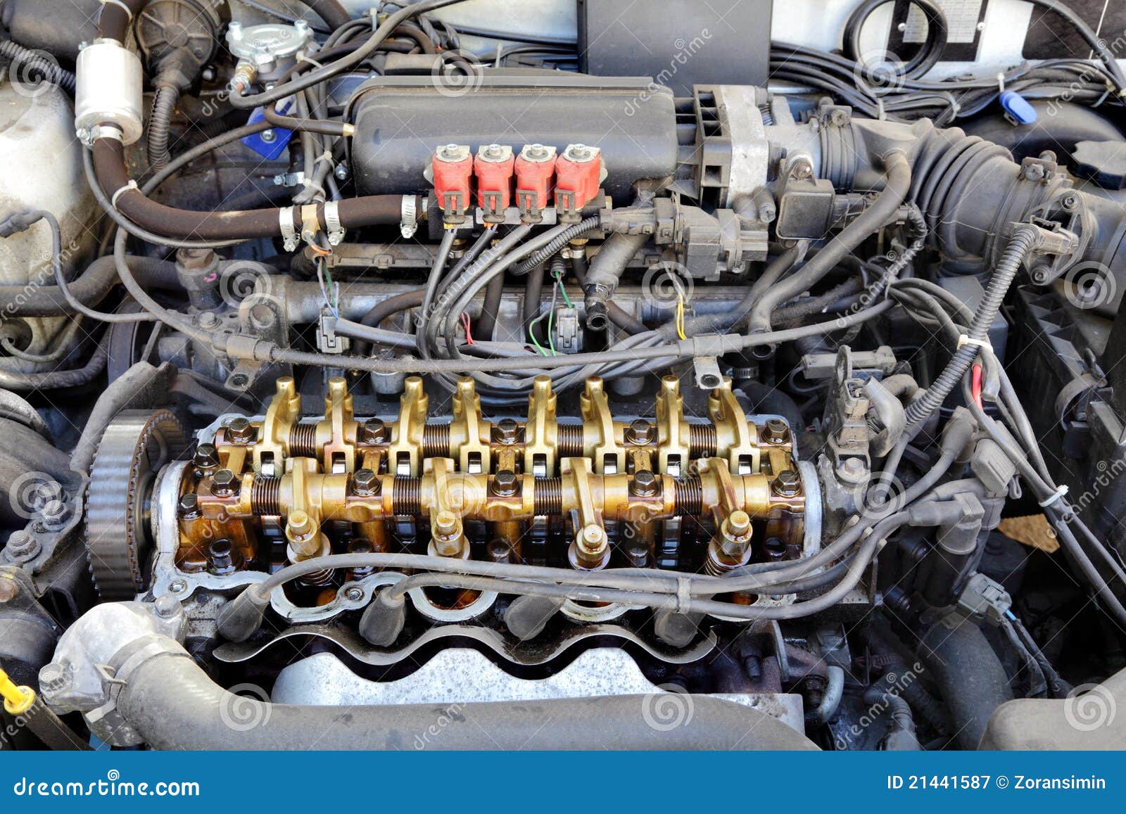 Motor convertido LPG imagen de archivo. Imagen de hierro - 21441587