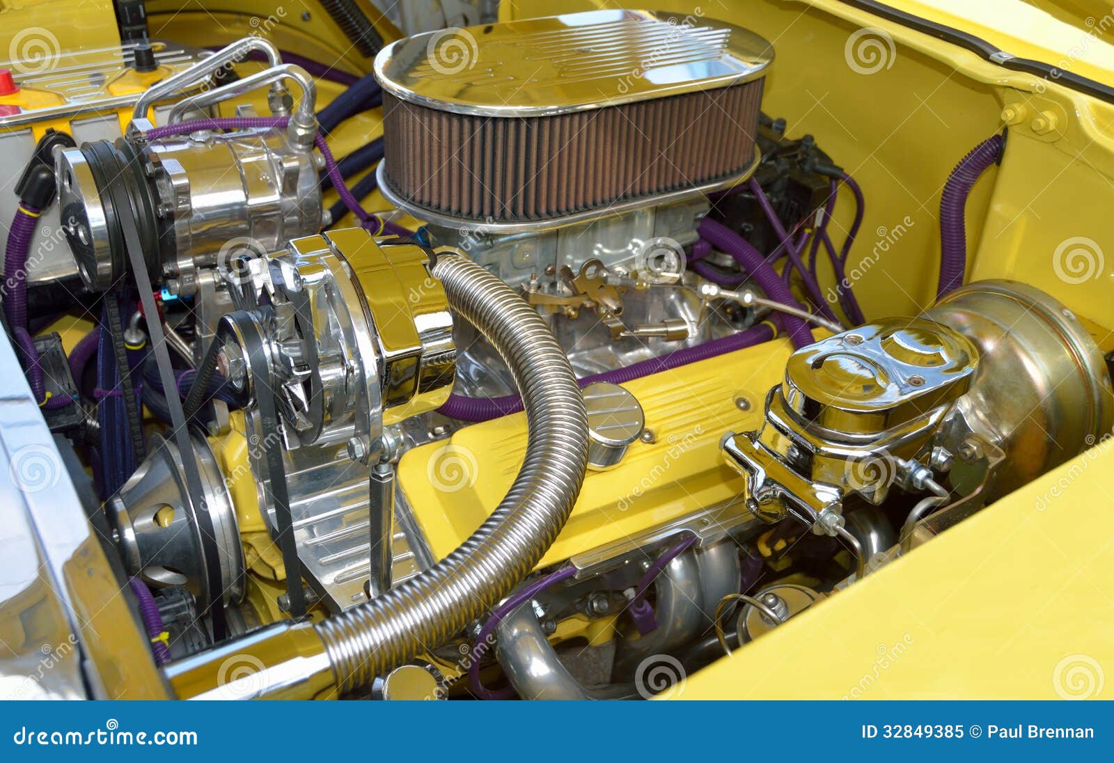 Motor De Coche Modificado Para Requisitos Particulares Imagen de ...