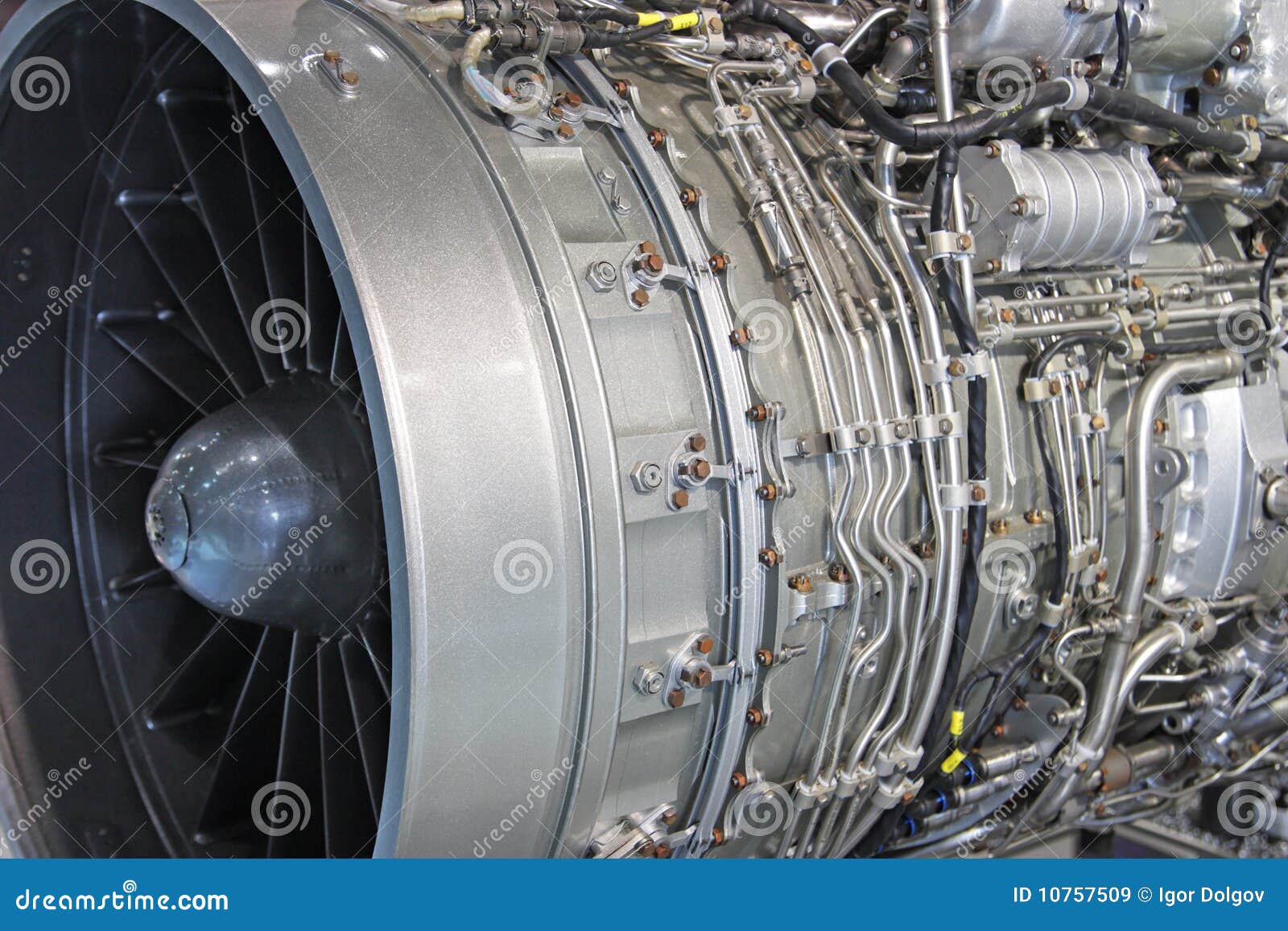 Motor de jato de Turbo imagem de stock. Imagem de engenharia - 10757509