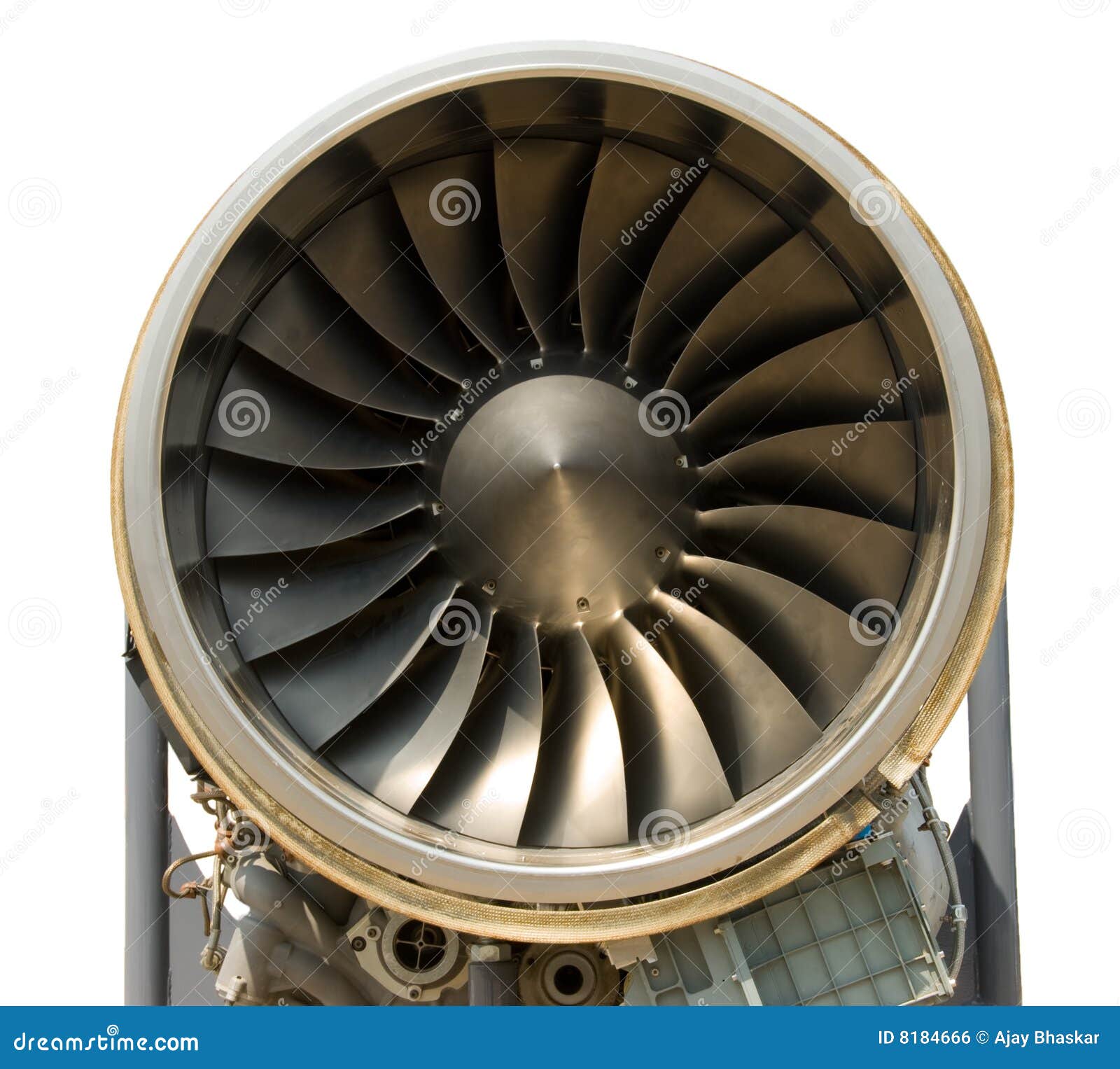 Motor de jet foto de archivo. Imagen de turbina, redondo - 8184666