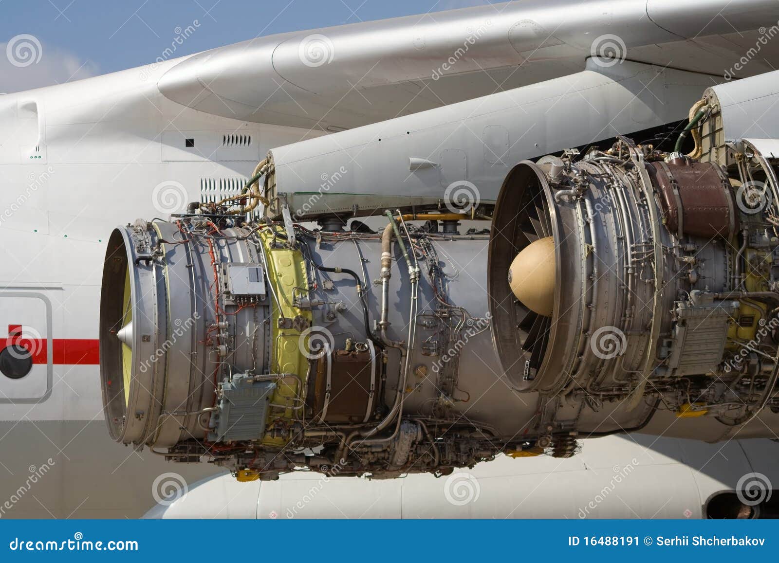 Motor De Jet De Los Aviones Imagen de archivo - Imagen de aeroplano ...