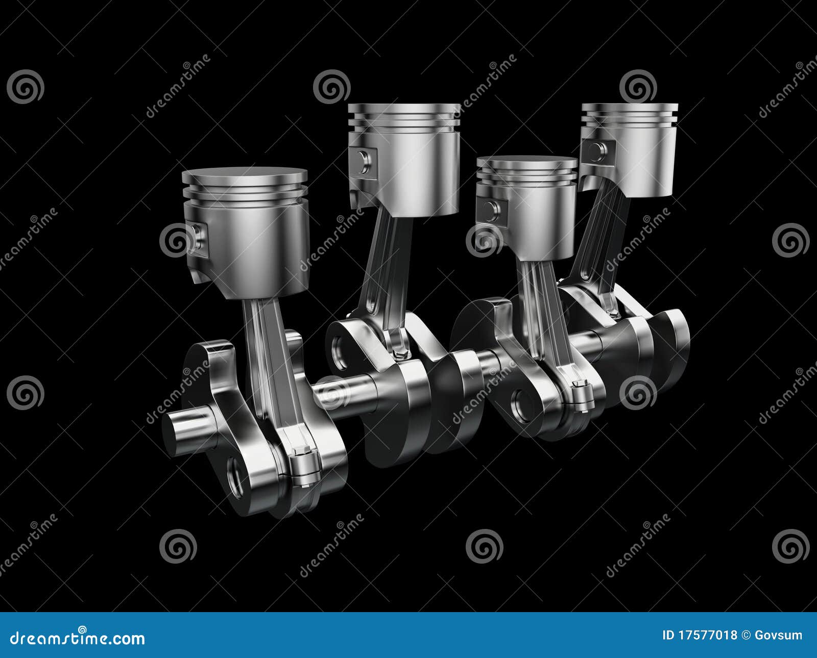 Motor de pistón stock de ilustración. Ilustración de potencia - 17577018