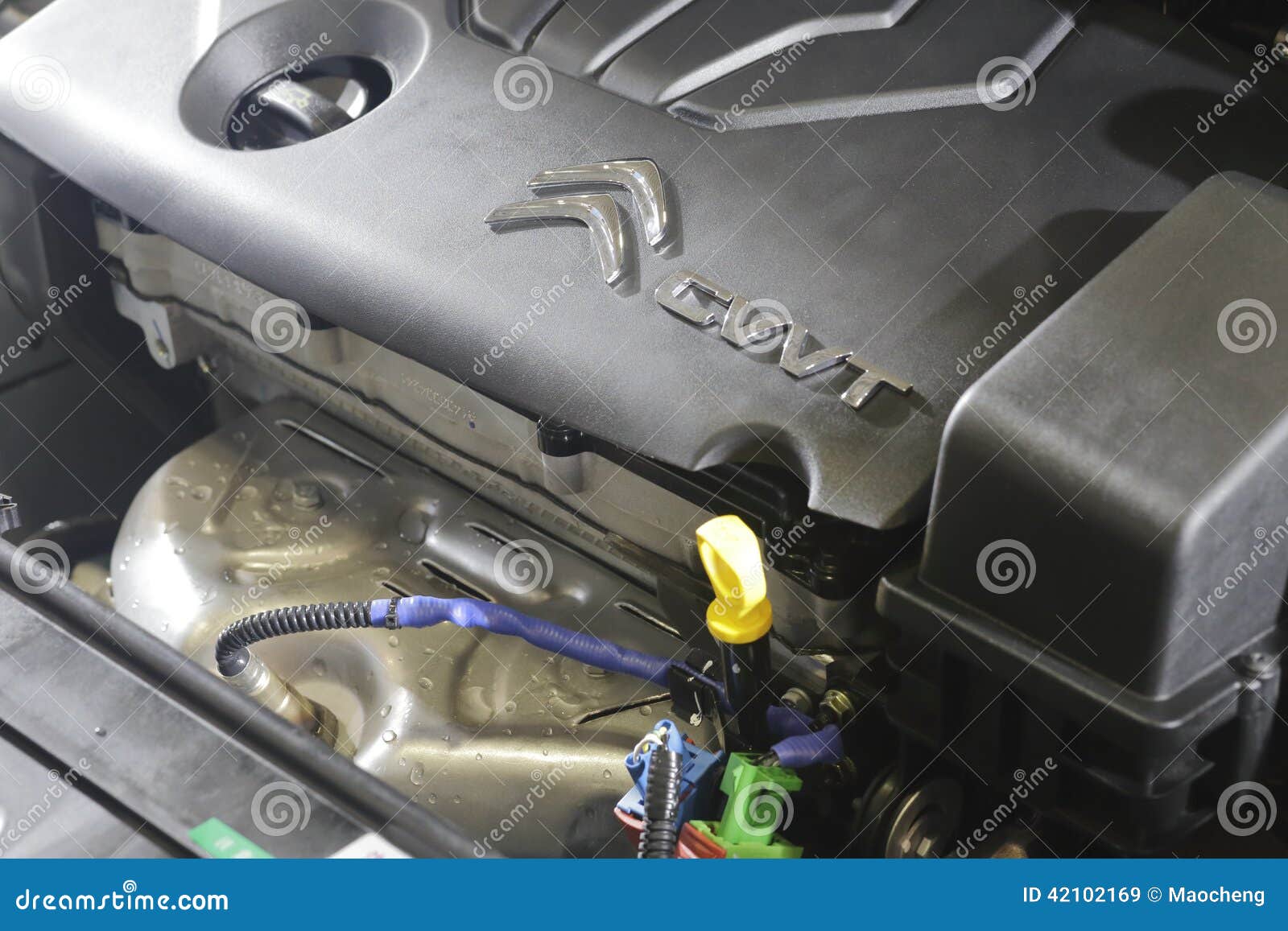 Motor del cvvt de Citroen imagen de archivo editorial. Imagen de ...