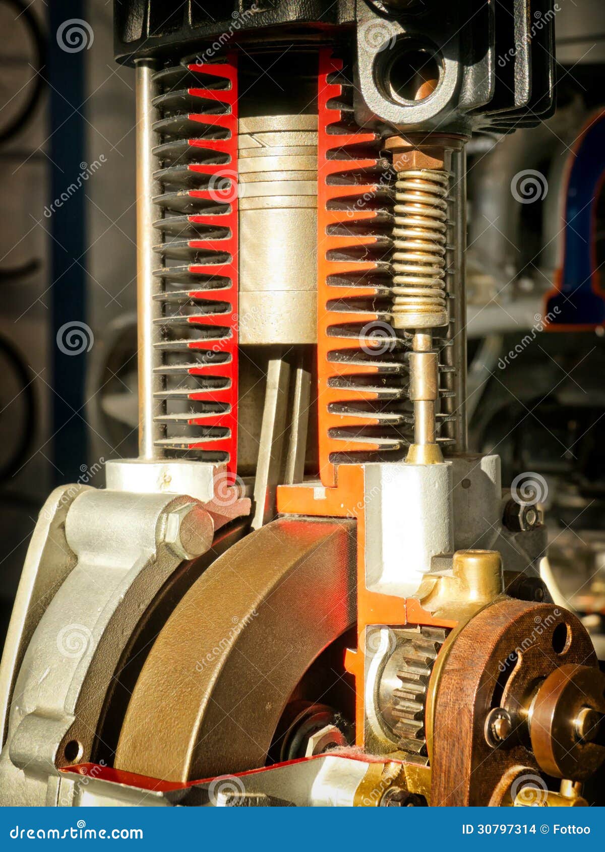 Motor detail stock photo. Image of shape, technology - 30797314