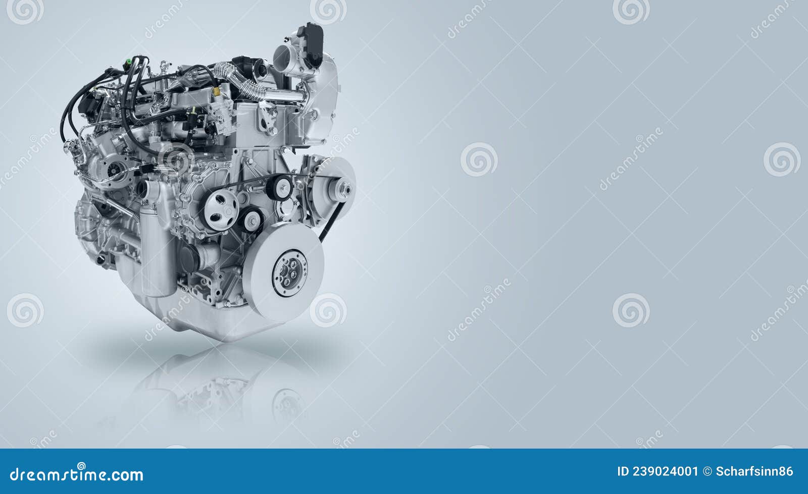 Motor diesel moderno imagen de archivo. Imagen de equipo - 239024001