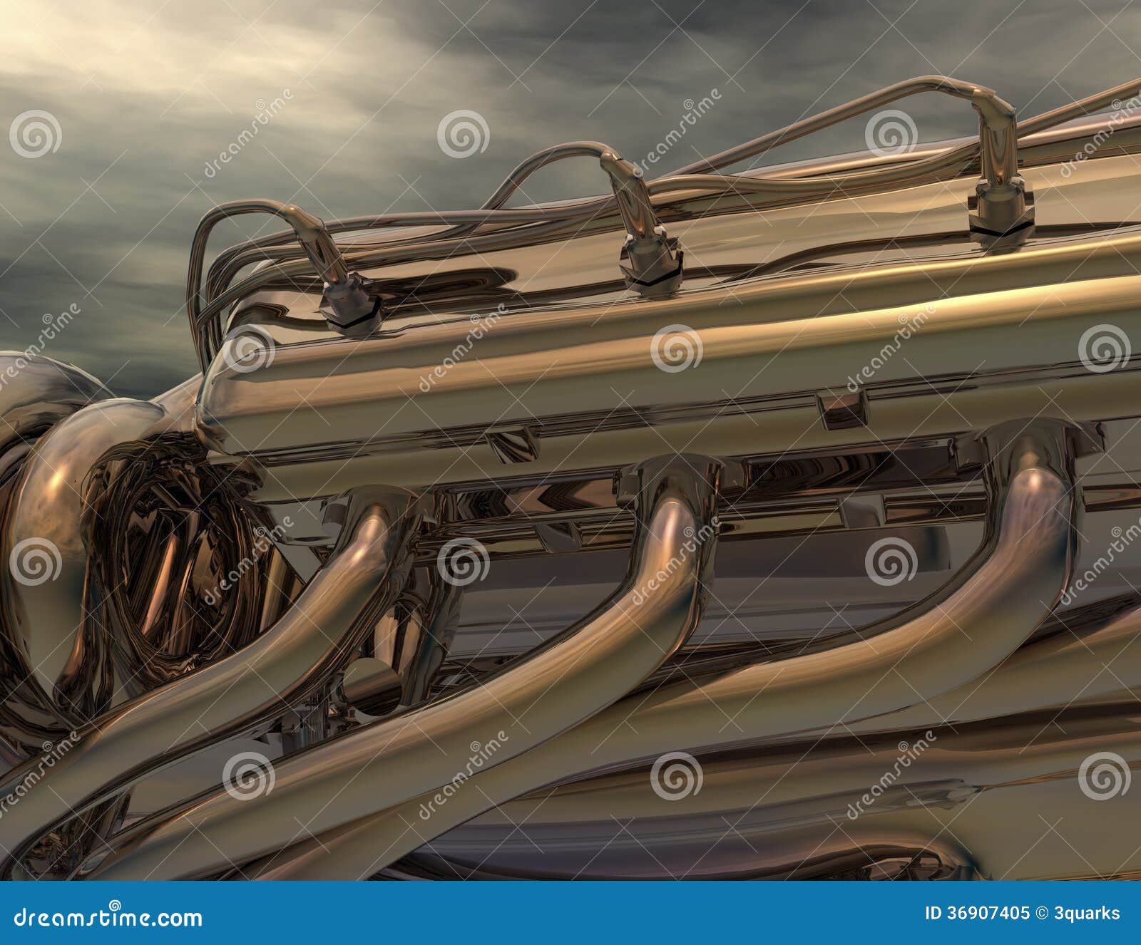 Motor stock illustration. Illustration of realistic, technics - 36907405