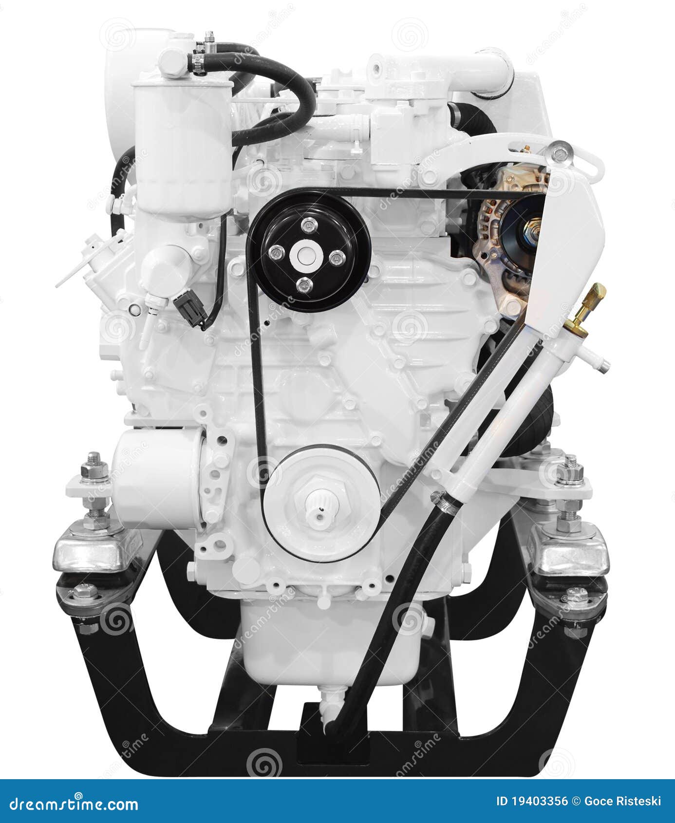 Motor do navio foto de stock. Imagem de interno, cilindro - 19403356