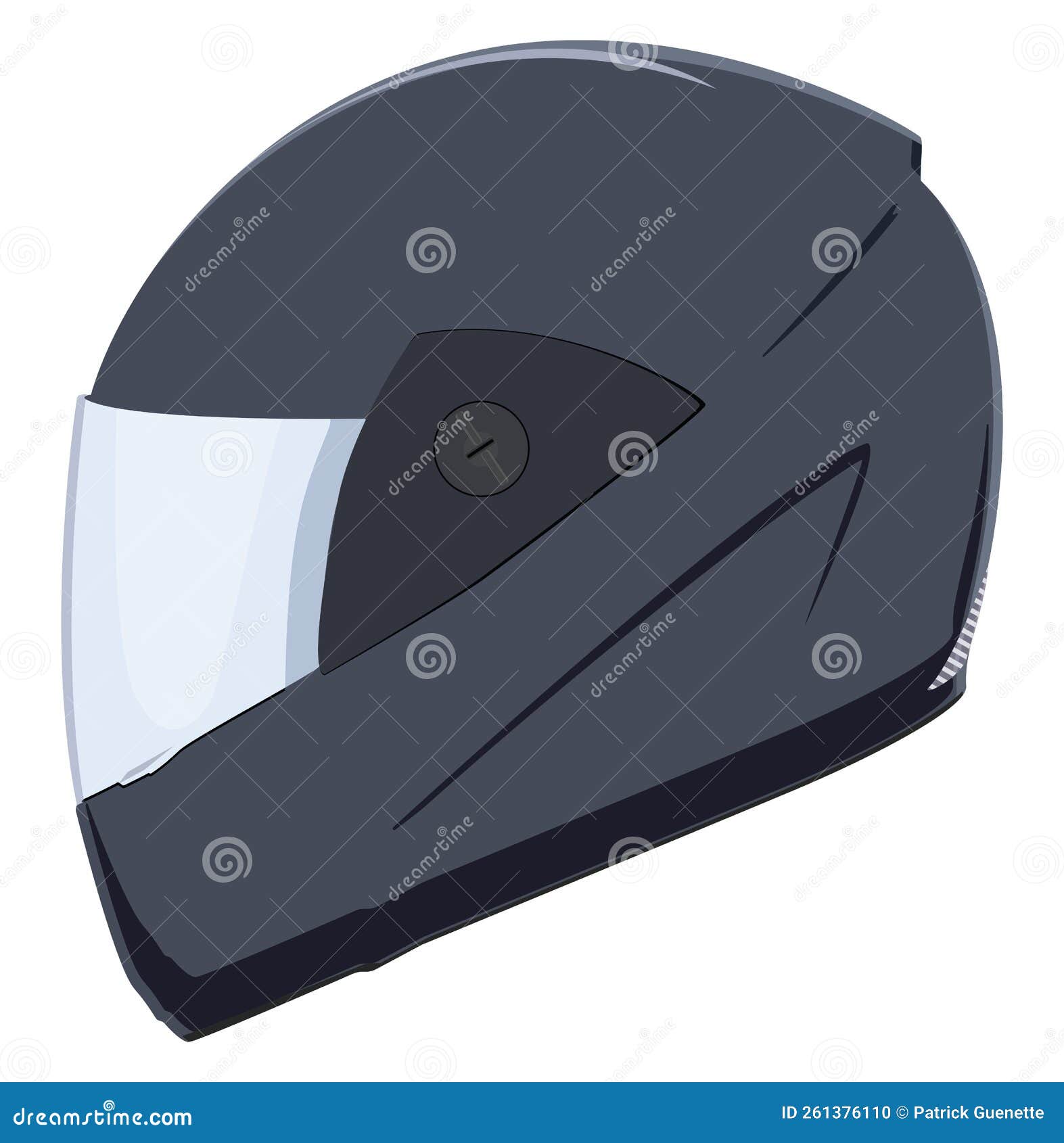 Motor helmet, icon stock vector. Illustration of race - 261376110