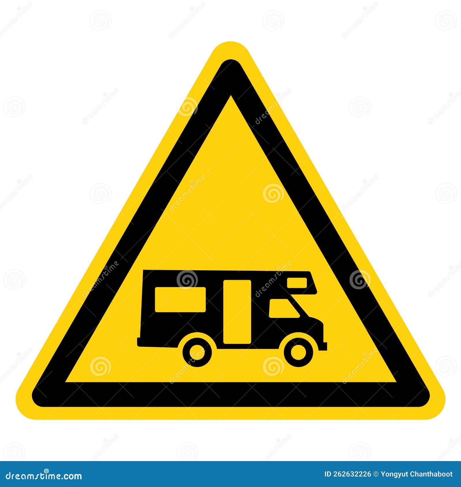 Motor Homes Symbol Sign, Vector Illustration, Isolate on White ...