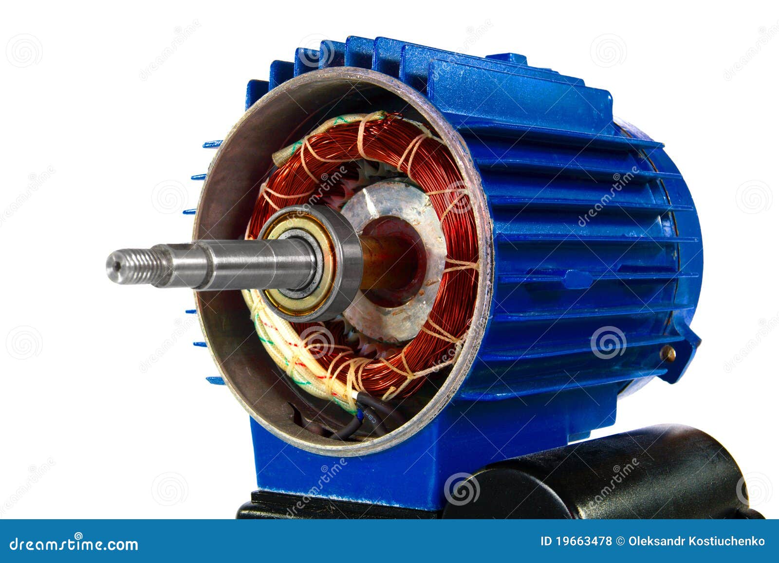 Motor, Isolated on a White Background Stock Photo - Image of industry ...