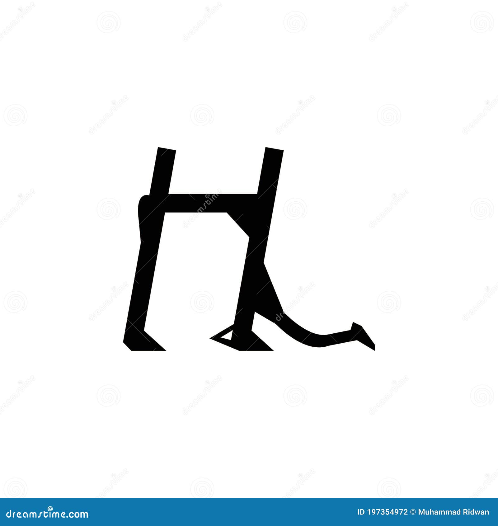 Motor kickstand vector stock vector. Illustration of vector - 197354972