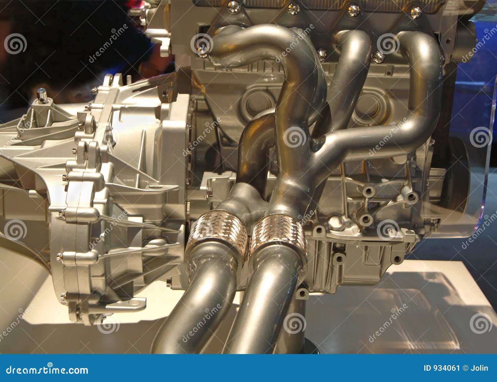 Motor Moderno De La Potencia Del Coche Imagen de archivo - Imagen de ...