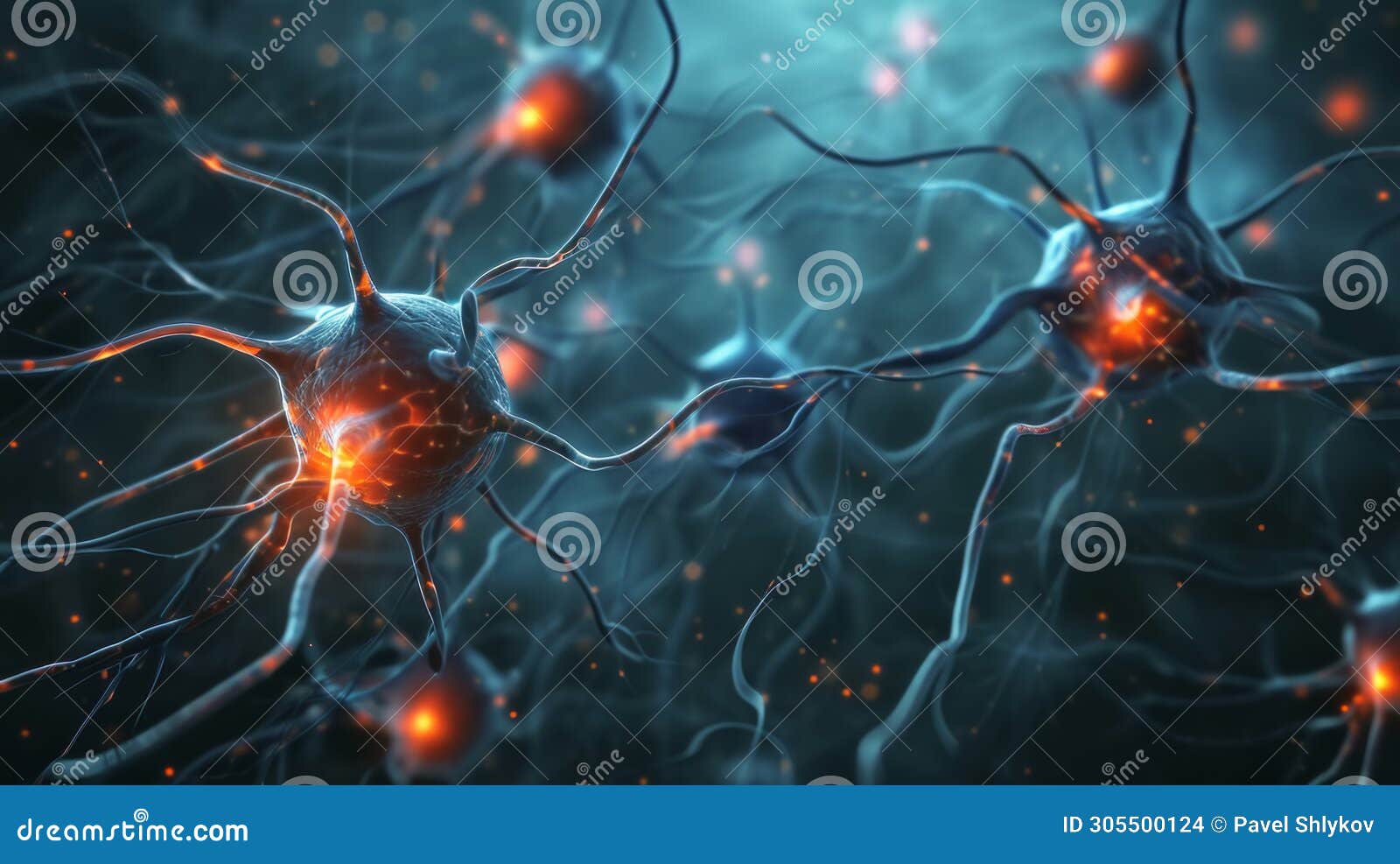Motor Neuron Under the Microscope in Lab. Stock Photo - Image of ...