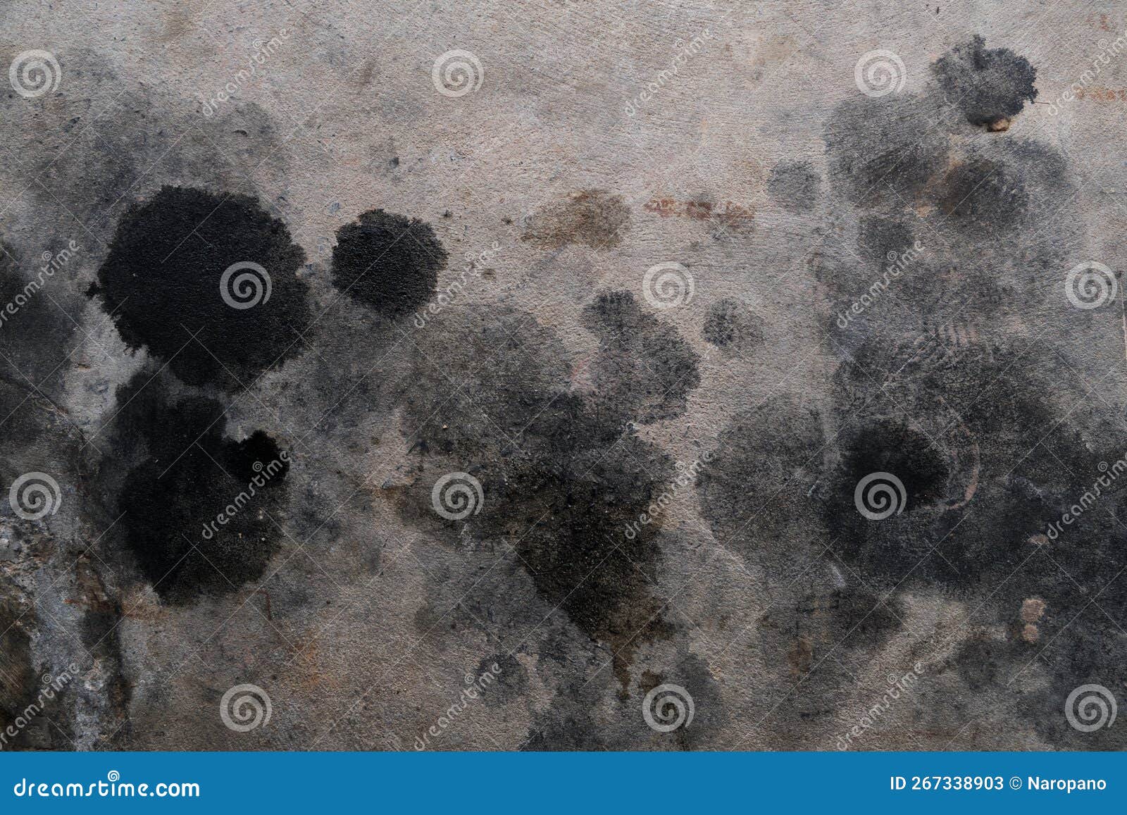 Motor Oil Stains on the Cement Floor Stock Image - Image of ground ...