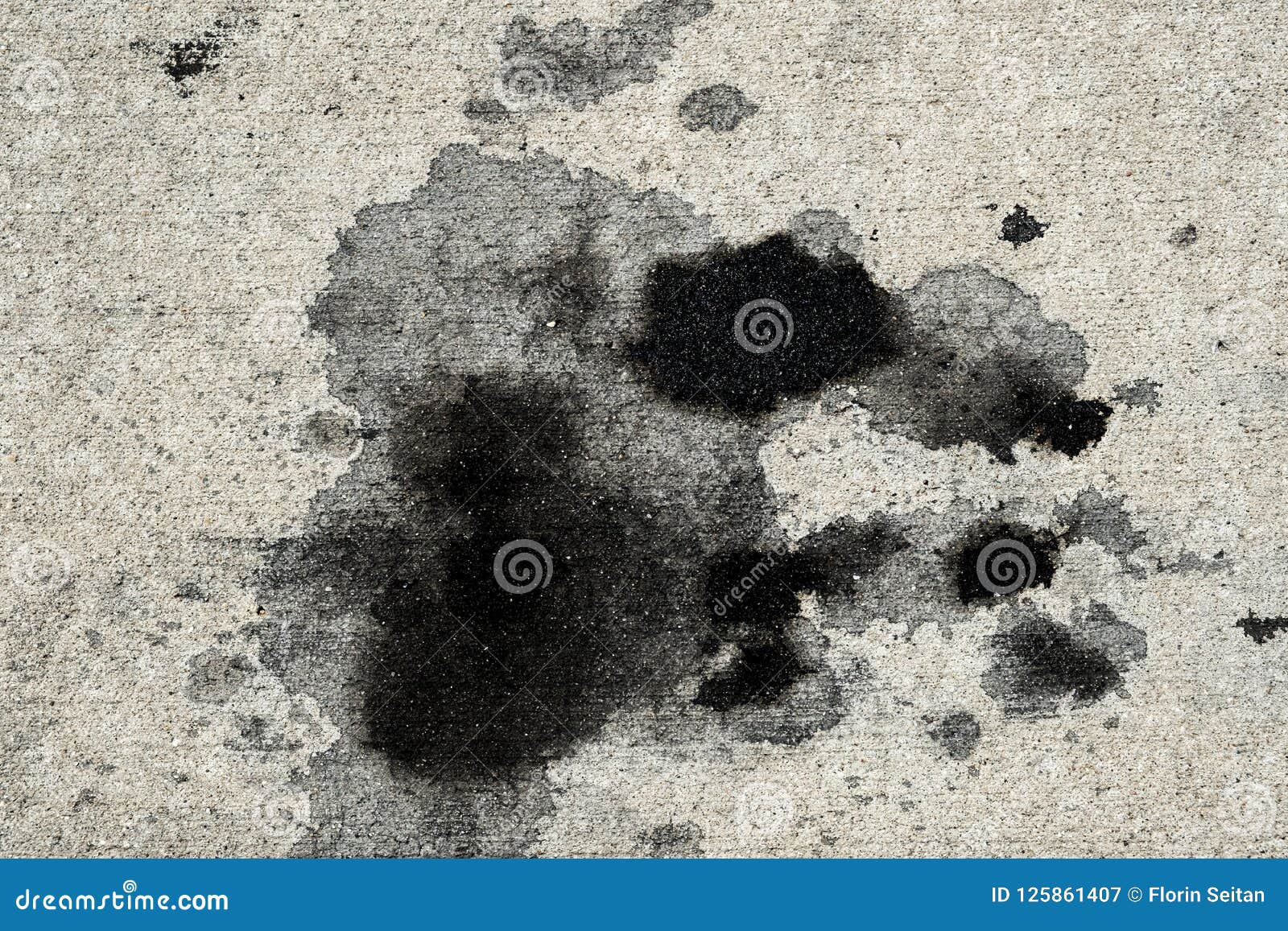 Motor Oil Stains on Concrete Pavement/texture Background Stock Image ...