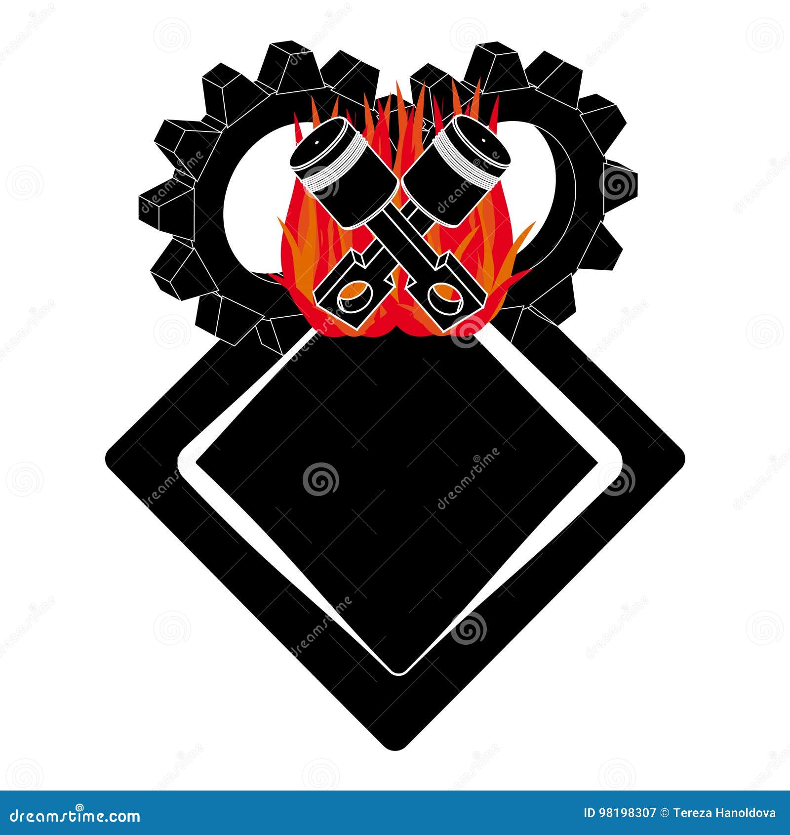 Car Pistons Icon Cartoon | CartoonDealer.com #88212055