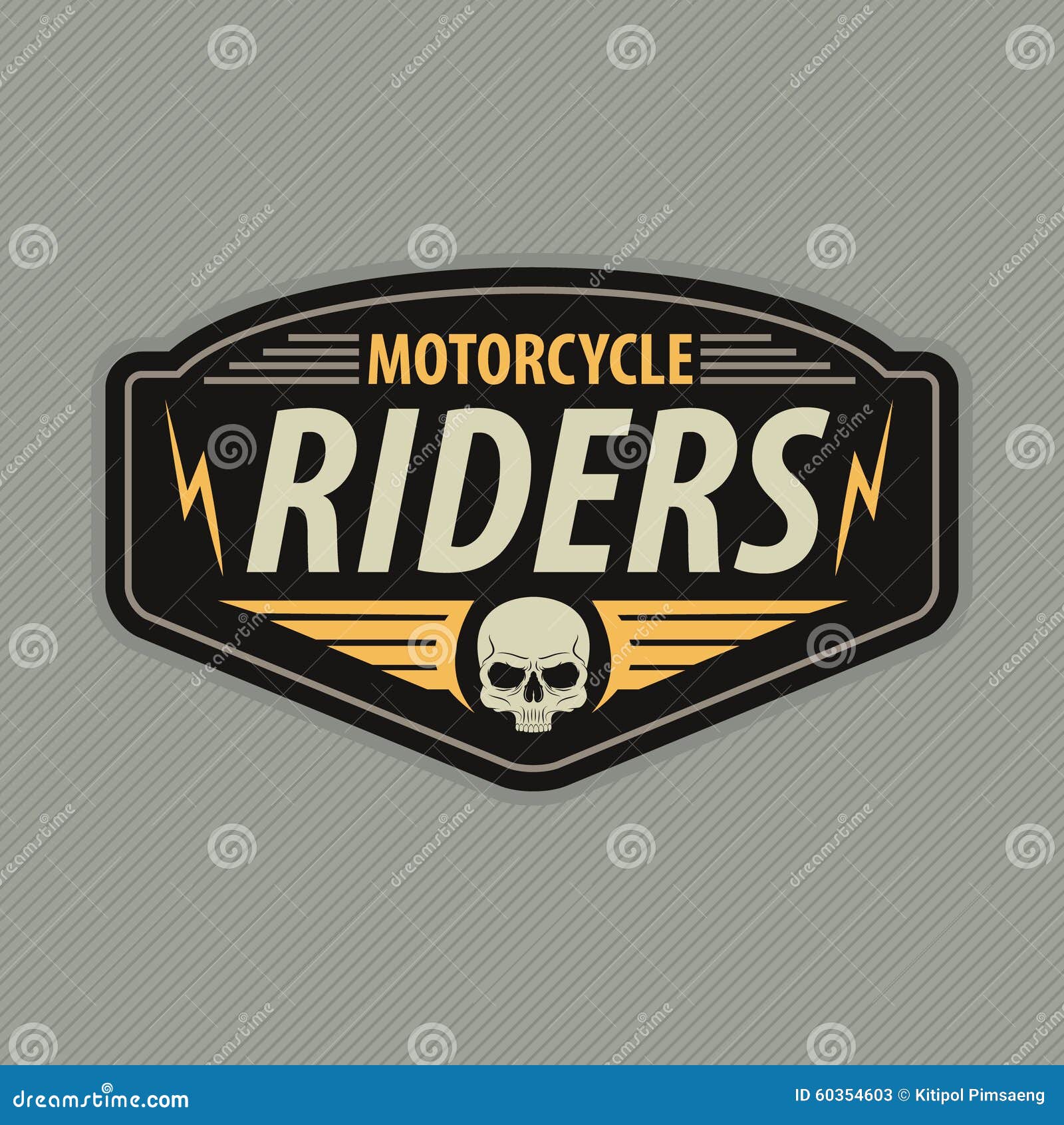 Motor Racing Emblem,sticker,arms,vector Illustration Stock Vector ...