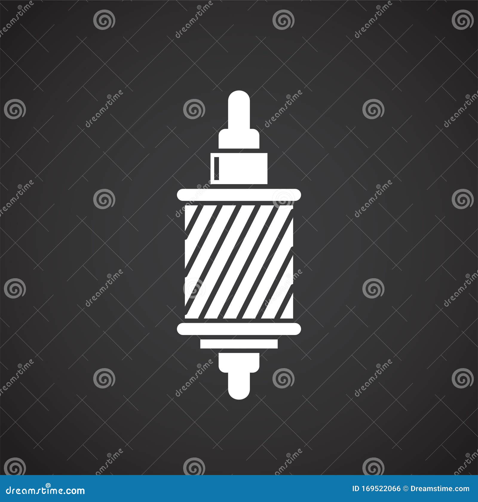 Motor Related Icon on Background for Graphic and Web Design. Creative ...