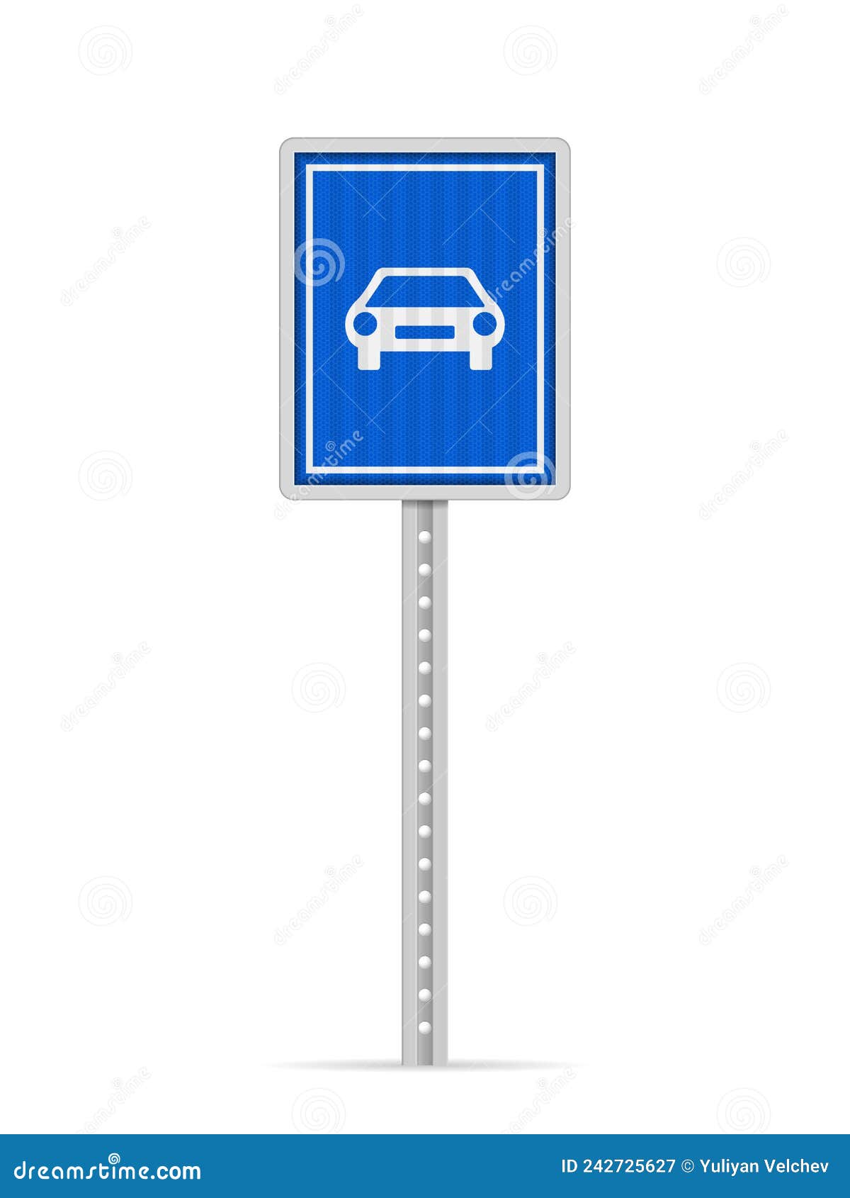Motor road sign stock vector. Illustration of sign, security - 242725627