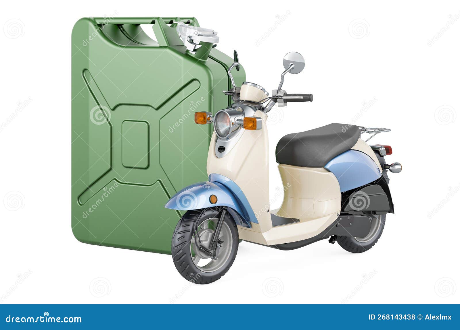 Moped And Canister Stock Photo | CartoonDealer.com #98730522