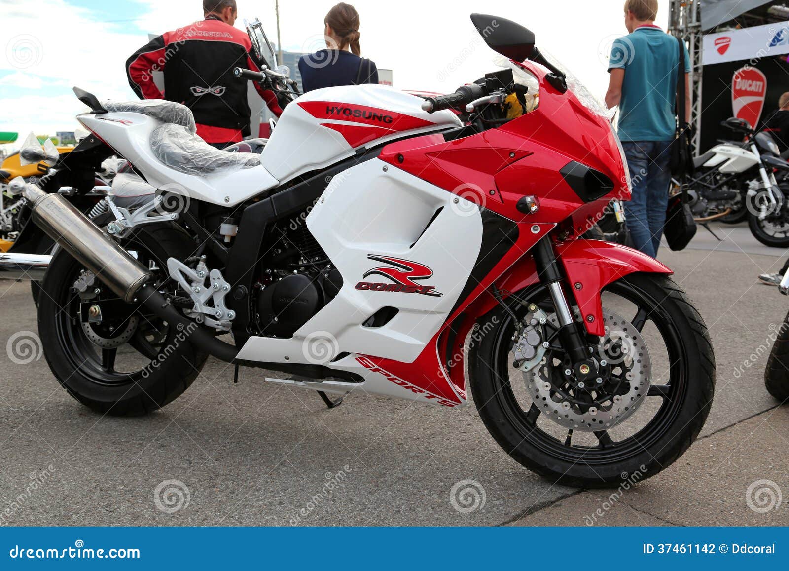 Hyosung Motorcycle Logo On White Background Editorial Photo ...
