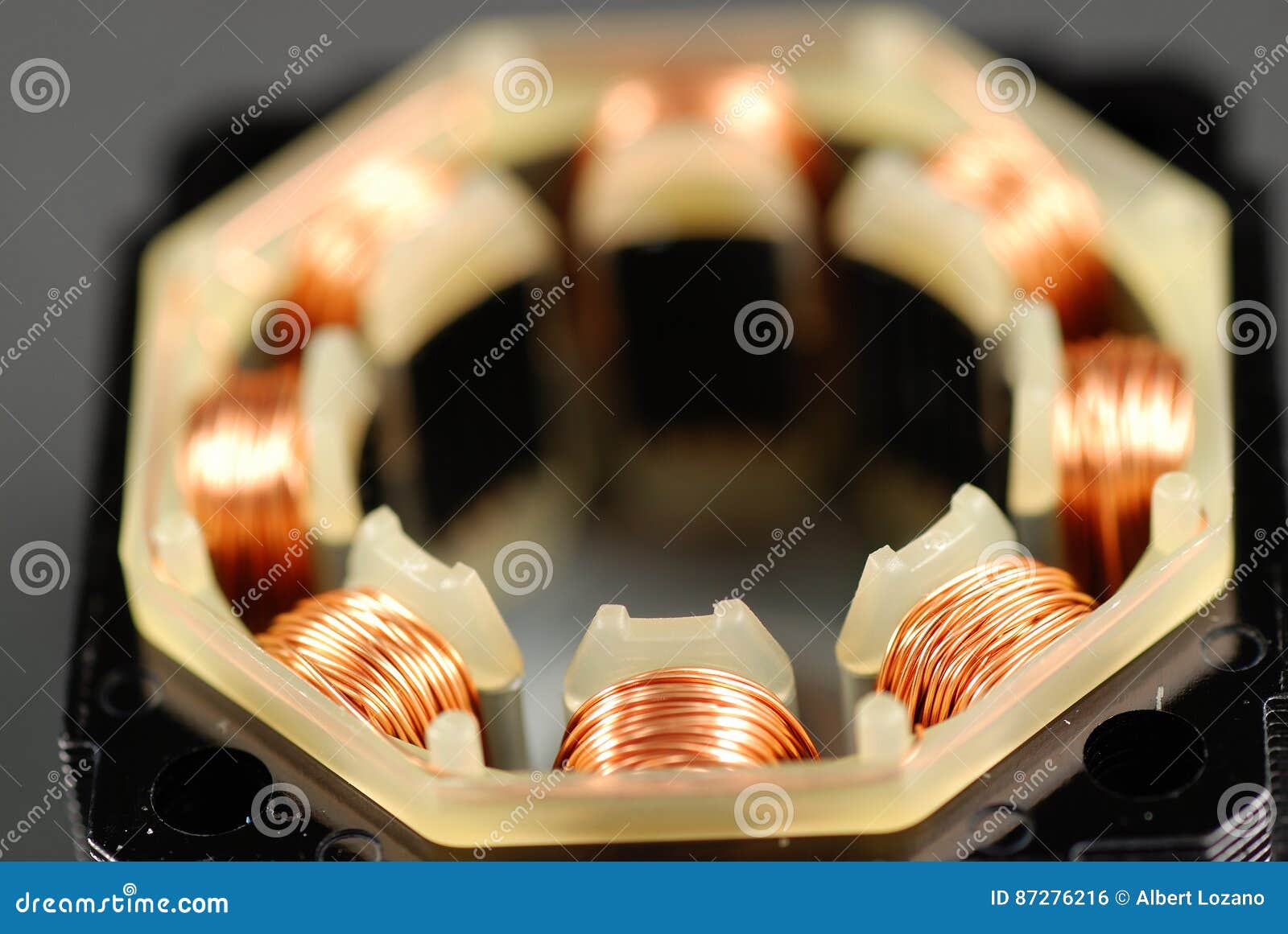 Motor stator stock photo. Image of electricity, coil - 87276216