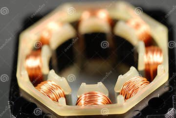 Motor stator stock photo. Image of electricity, coil - 87276216