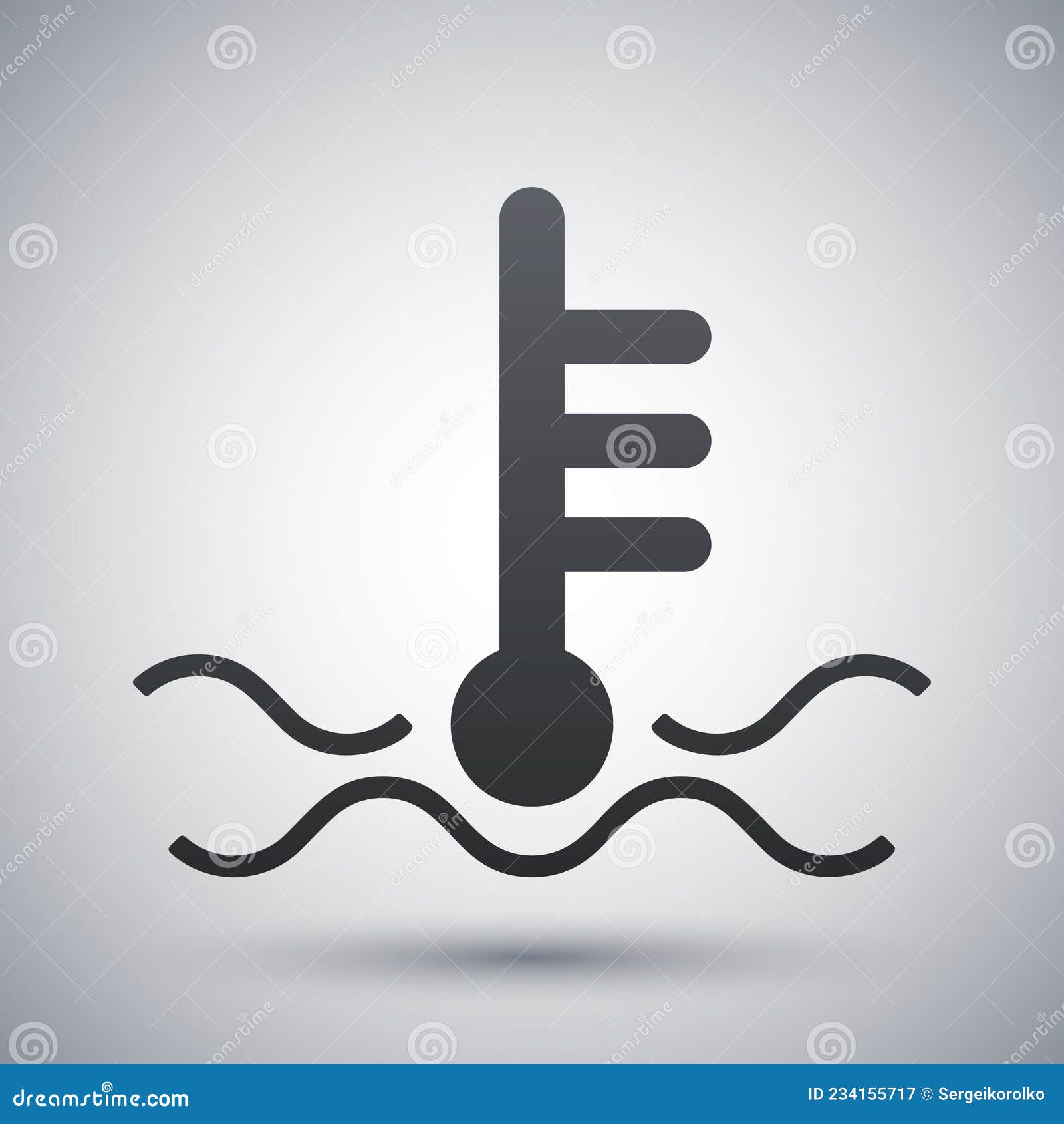 Vector Motor Temperature Icon Stock Vector - Illustration of boil ...
