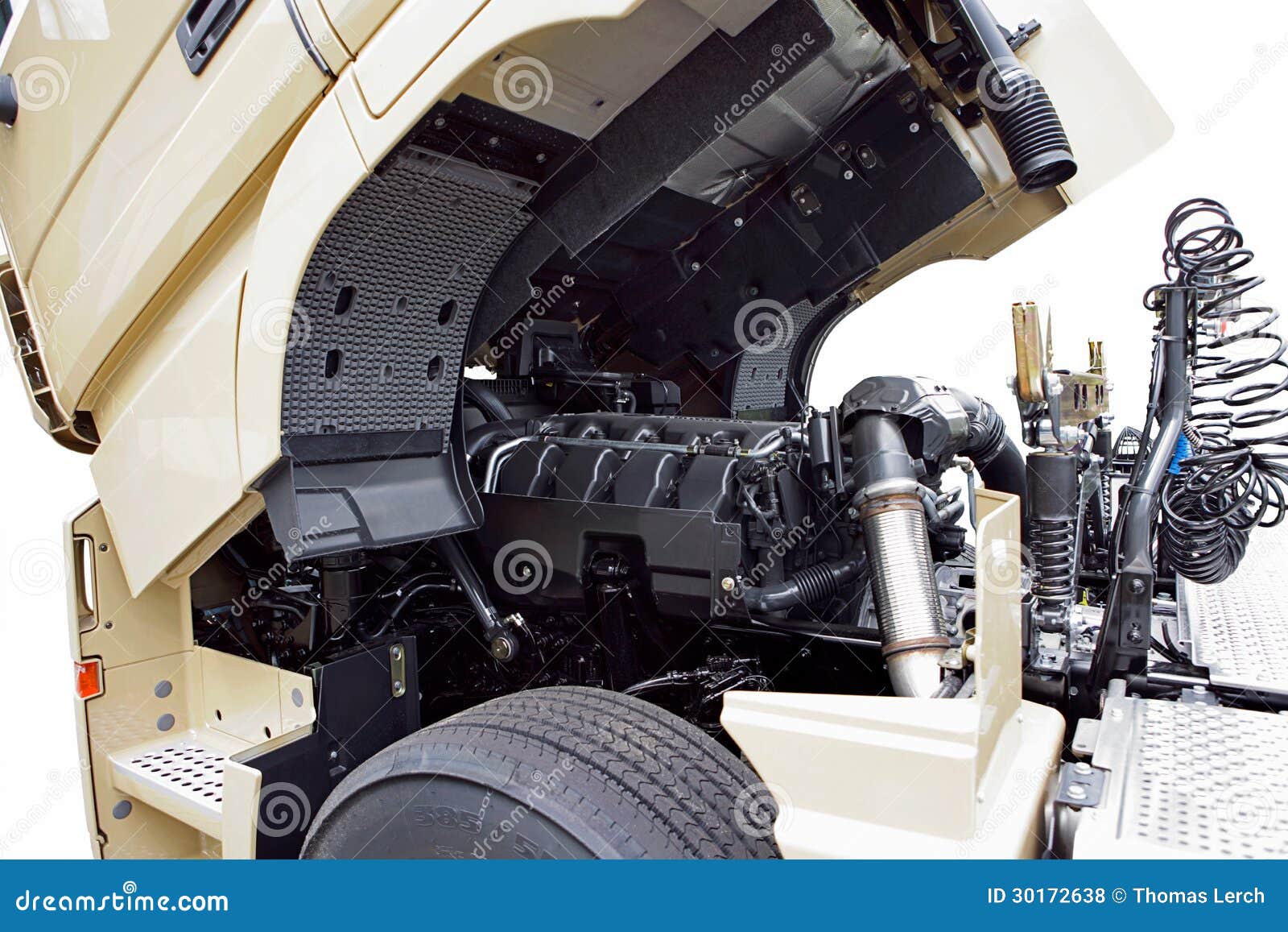 De Motor Van De Vrachtwagen Stock Foto - Image of paard, blok: 30172638