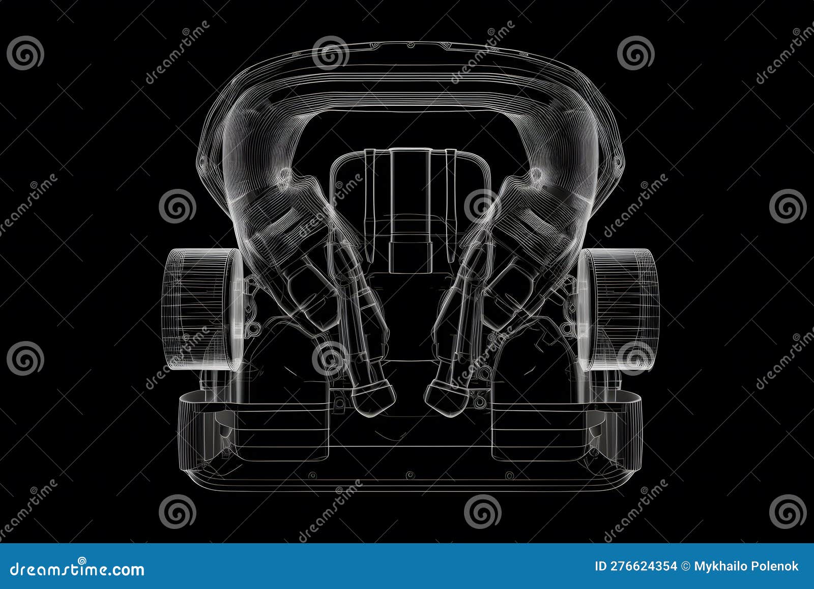 Motor Visualization Digital. Neural Network AI Generated Stock ... Motor Visualization Digital. Neural Network AI Generated Stock ...