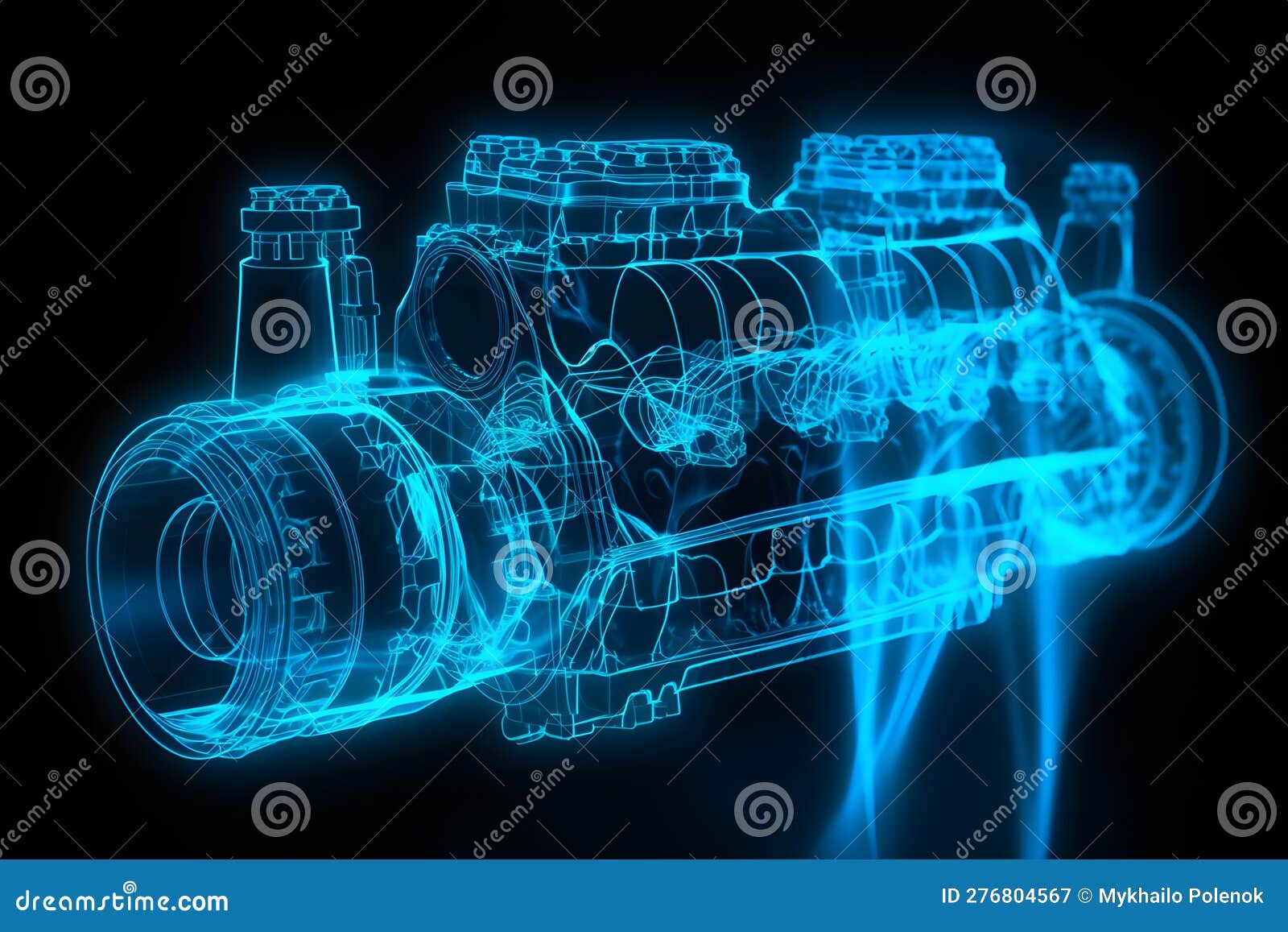 Motor Visualization Digital. Neural Network AI Generated Stock ... Motor Visualization Digital. Neural Network AI Generated Stock ...