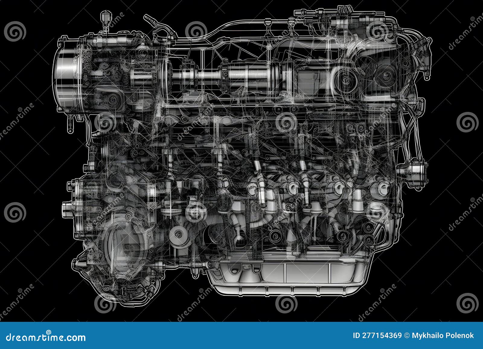 Motor Visualization Digital. Neural Network AI Generated Stock Image ... Motor Visualization Digital. Neural Network AI Generated Stock Image ...