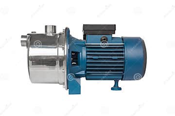 Motor for the Water Pump Isolated on a White Background Stock Photo ...