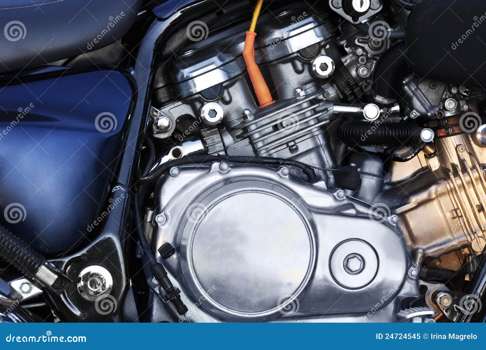 Motorbike engine stock image. Image of engine, mechanism - 24724545