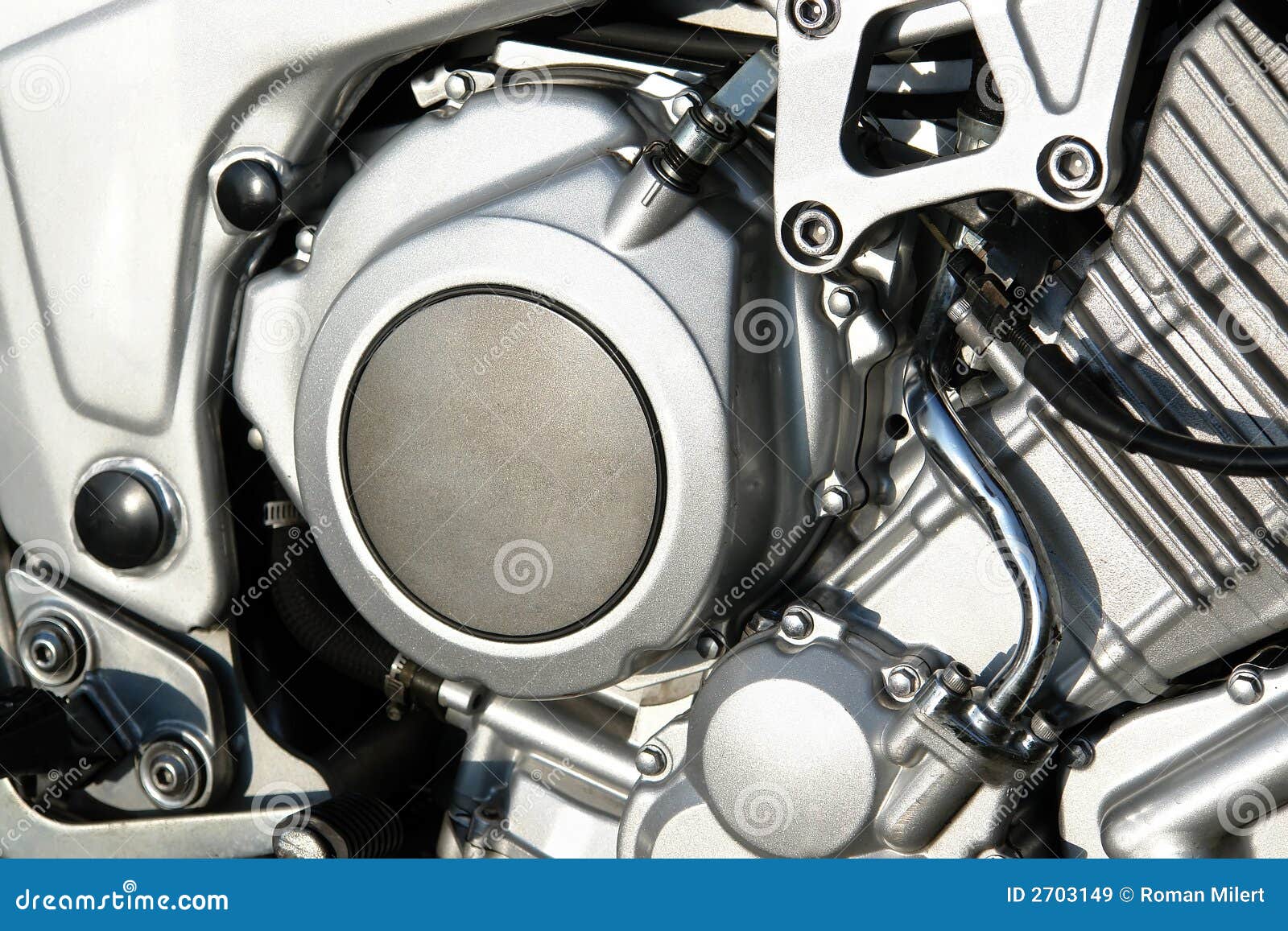 Motorbike engine closeup stock image. Image of details - 2703149