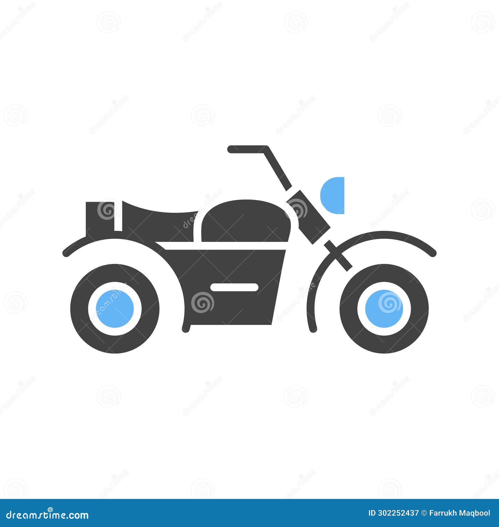 Motorbike Icon Vector Image. Stock Vector - Illustration of vector ...
