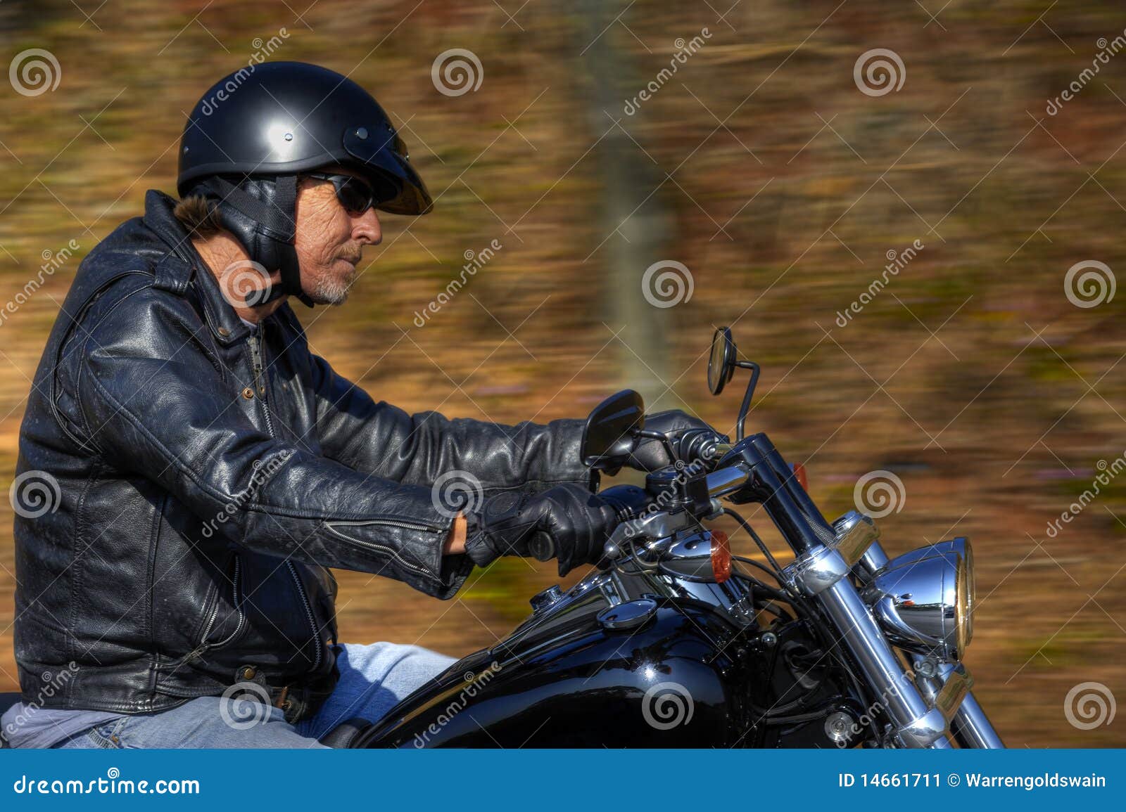 Motorbike man has freedom stock image. Image of harley - 14661711
